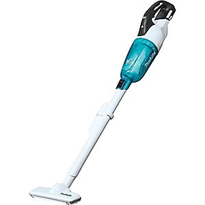 Makita XLC03ZWX4 18V LXT Lithium-Ion Brushless Cordless Vacuum, Trigger W/Lock, Tool Only, White