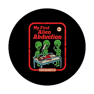 My First Alien Abduction Vintage Childgame Horror Goth Punk PopSockets Swappable PopGrip