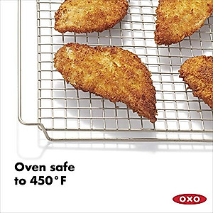 OXO Good Grips Non-Stick Pro Cooling Rack and Baking Rack,Metal
