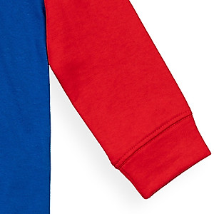 Super Mario Nintendo Infant Baby Boys Fleece Pullover Hoodie Red/Blue 18 Months