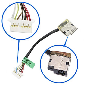 MMOBIEL DC Power Jack Dock Connector Flex Cable Replacement Compatible with HP Pavilion HP 17-by, X360 M6-W M6-P M6-AQ M6-AR Serie, 14M-BA 15-AU M3-U Series