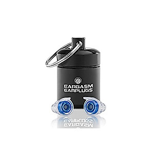 Eargasm High Fidelity Earplugs for Concerts Musicians Motorcycles Noise Sensitivity Conditions and More (Premium Gift Box Packaging) (Blue)