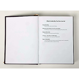 Hard Cover 5 Year Journal | The Easiest to Use Five Year Journal | Quick and Easy Five Year Daily Journal System | 6x8.25 Inch Size (Turquoise)