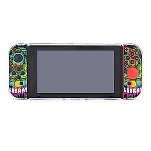 ZHENGJC Celebrate Fnaf Protective Case for Switch, Cartoons Anime Cute Case Hard Shell Dockable Protective Case Cover for Switch and JoyCon Controllerr for Nintendo Switch