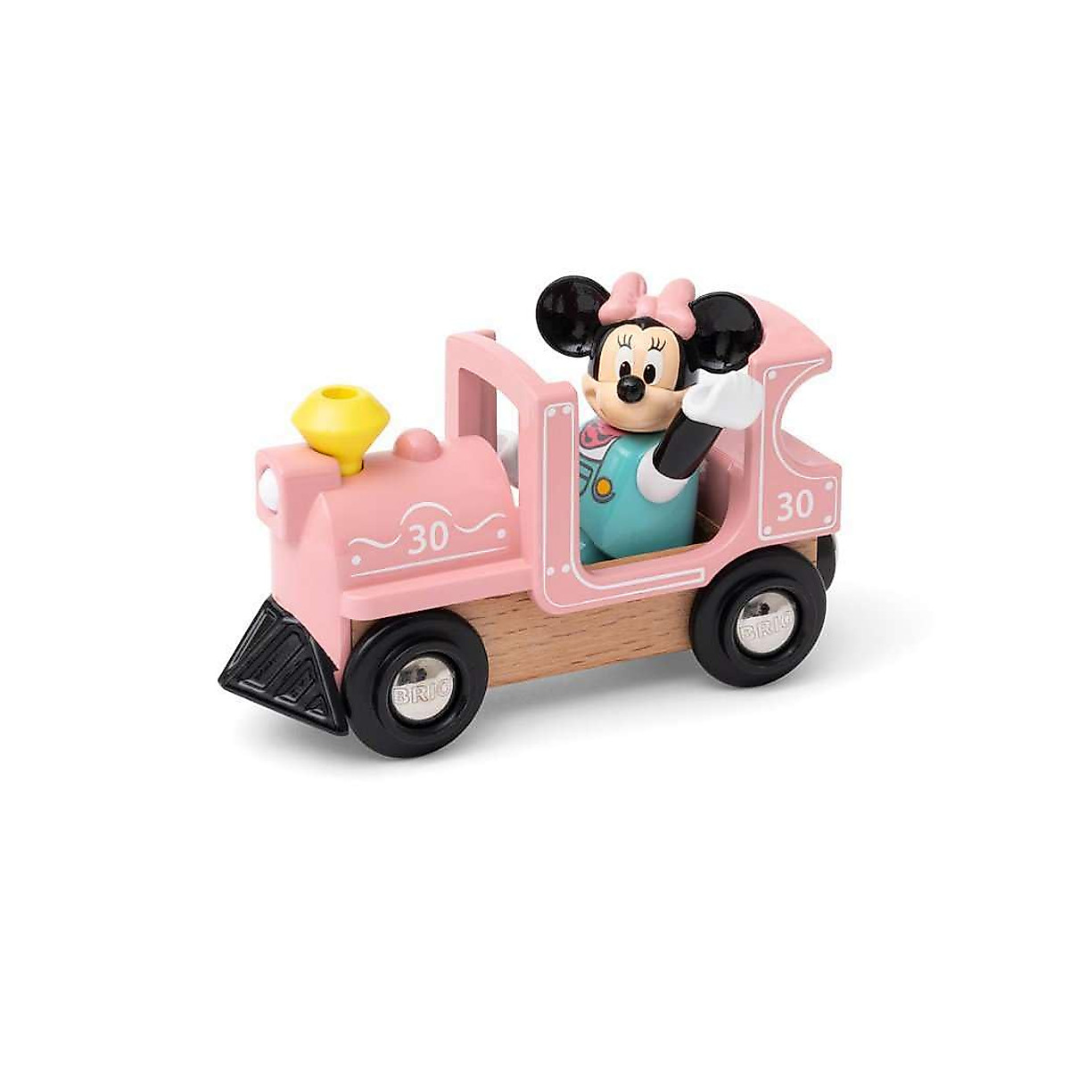 Brio Minnie Mouse & Engine - Vibrant Toy Train Set | Creative Play for Toddlers | Compatible with All Brio Railway Toys | Develops Learning Skills | Safe and Tested