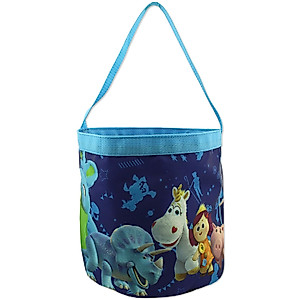 Disney Toy Story 4 Boys Girls Collapsible Nylon Gift Basket Bucket Tote Bag (One Size, Toy Story 4)