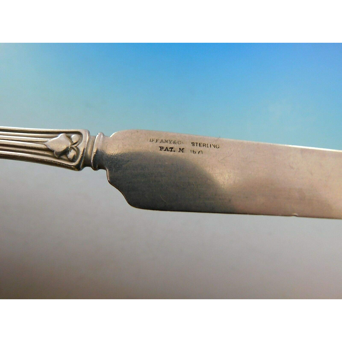 Japanese by Tiffany & Co Sterling Silver Breakfast Knife Flat Handle AS 7 1/2"
