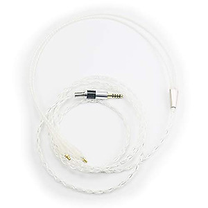 NewFantasia 4.4mm Male Balanced HiFi Cable Compatible with Audio-Technica ATH-MSR7b, ATH-SR9, ATH-ESW990H, ATH-ES770H, ATH-ADX5000, ATH-AP2000Ti Headphones and Compatible Sony WM1A, NW-WM1Z, PHA-2A