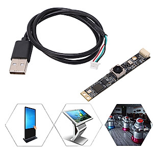 Bediffer Autofocus Camera Module, HD Resolution USB2.0 Video Webcam Board Clear MJPEG Picture Format with Digital Microphone for Industrial System