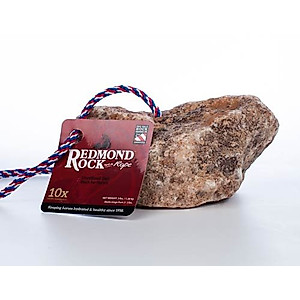 REDMOND - Rock on a Rope Unrefined Salt Rock for Horses 3 to 5 lbs (3 Pack)