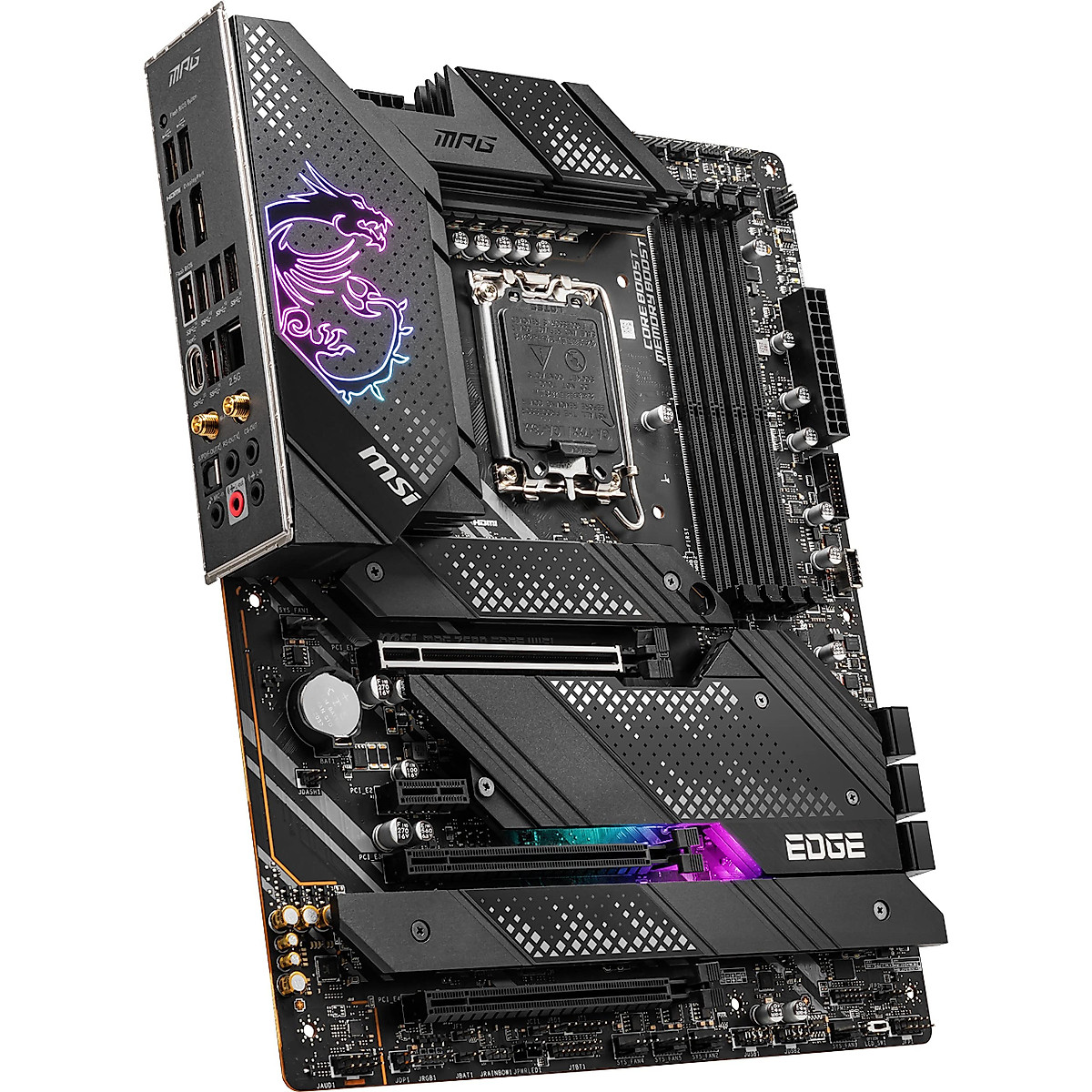 MSI MPG Z690 Edge WiFi Gaming Motherboard (ATX, 12th Gen Intel Core, LGA 1700 Socket, DDR5, PCIe 5, 2.5G LAN, M.2 Slots, Wi-Fi 6E)