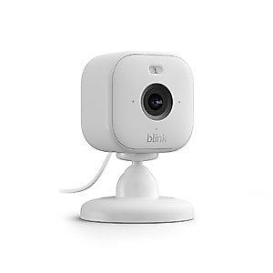 Blink Mini 2 (Newest Model) — Home Security & Pet Camera(s) with HD video, color night view, motion detection, two-way audio, and built-in spotlight — 1 camera (White)