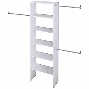 Closetmaid Vertical Closet Organizer, 24", White