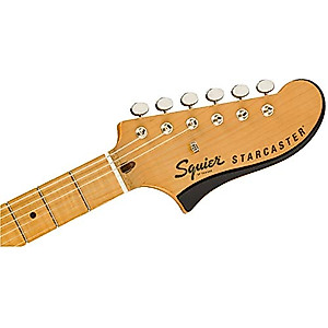 Squier Classic Vibe Starcaster Electric Guitar, with 2-Year Warranty, Natural, Maple Fingerboard
