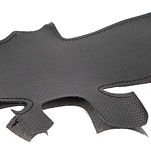 Hand-Stitched Black Leather Car Steering Wheel Cover, for Mercedes Benz C-Class W203 2000-2007 C32 AMG 2002-2003 DIY Breathable Steering Wheel Covers