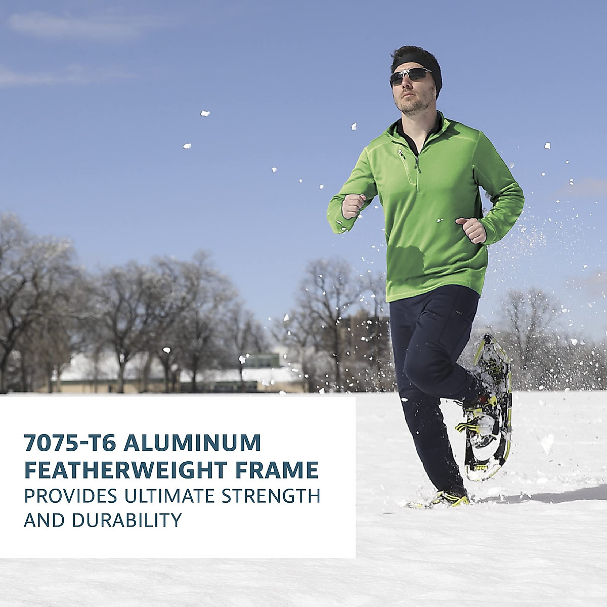 Yukon Charlie's Run Ultra-Lite Snowshoe 8-inch x 22-inch Designed for Running