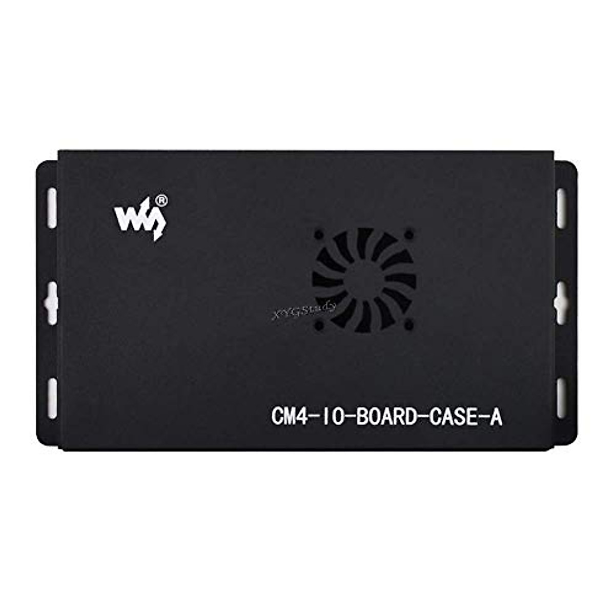 XYGStudy Metal Box (A) Designed for Raspberry Pi Compute Module 4 IO Board, Comes with Cooling Fan, to Build Your Own Raspberry Pi CM4 Mini PC Easily (CM4-IO-BOARD-CASE-A)