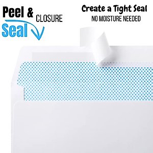 Mr. Pen- Security Envelopes #10, 50 Pack, Envelopes Self Seal, Business Envelopes, Security Envelopes Peel and Seal, Self Sealing Envelopes, #10 Security Envelopes, No 10 Envelopes.