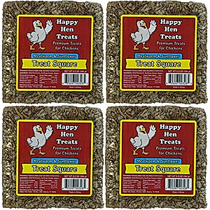 Happy Hen Treats Treat for Pets, Mealworm and Sunflower, 5.5-Ounce - 4 PACK