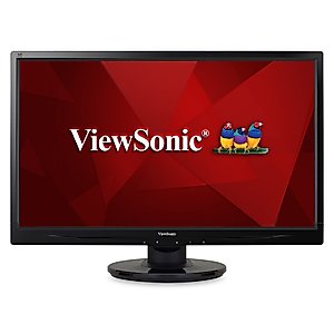ViewSonic VA2446M-LED 24 Inch Full HD 1080p LED Monitor with DVI and VGA Inputs