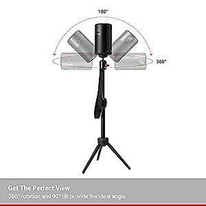 Anker Nebula Capsule Series Adjustable Tripod Stand, Compact, Aluminum Alloy Portable Projector Stand for Capsule, Capsule Max, and Capsule II with Universal Mount and Swivel Ball Head