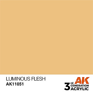 AK Interactive 3rd Gen Acrylic Luminous Flesh 17ml