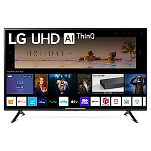 LG 55-Inch Class UQ7570 Series 4K Smart TV, AI-Powered 4K, Cloud Gaming (55UQ7570PUJ, 2022), Black