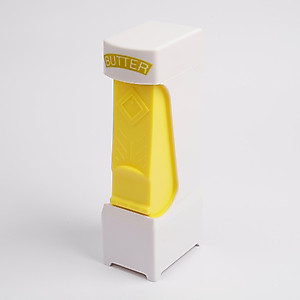 1 Pack Butter Slicer Cutter Dispenser, Stainless Steel Blade Simple One Click Spreader Tool for Storing, Cutting Individual Pats & Sticks of Cold Cheese, Suitable for Quickly Making Breakfast, Dinner, Bread, Cake, Cookies