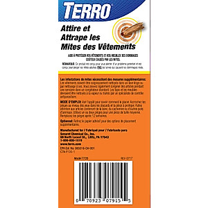 Safer Brand T720 Terro Clothes Moth Alert Traps-T720, 1-Pack