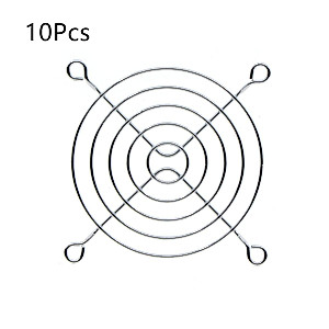 bnafes 10Pcs Fan Grill 80mm Metal Axial Cooling Fan Finger Guard Protective Grill for PC Ventilator