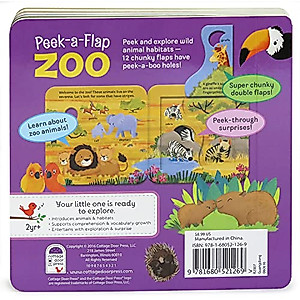Zoo: Peek-a-Flap Board Book