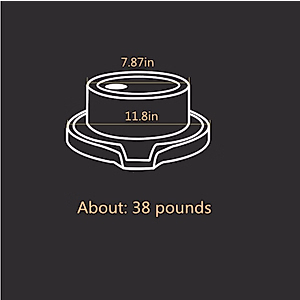 Coffee Grinder,Stone Mill,Hand Stone Mill, Grinding Wet Soybean Milk, Wheat Flour, Corn Juice, Sesame Seeds, Almonds,Peppers,Spices, Mung Beans,with Wooden Frame (7.87 * 11.8, White)