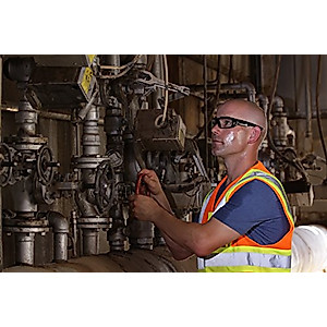 Pyramex Furix Safety Glasses, Black Frame/Clear Anti-Fog