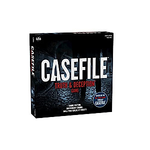 Goliath Casefile: Truth & Deception Game - Based On Hit Crime Podcast Casefile - Replayable Strategy Game, Ages 12 and Up, 3-4 Players , Black, Medium