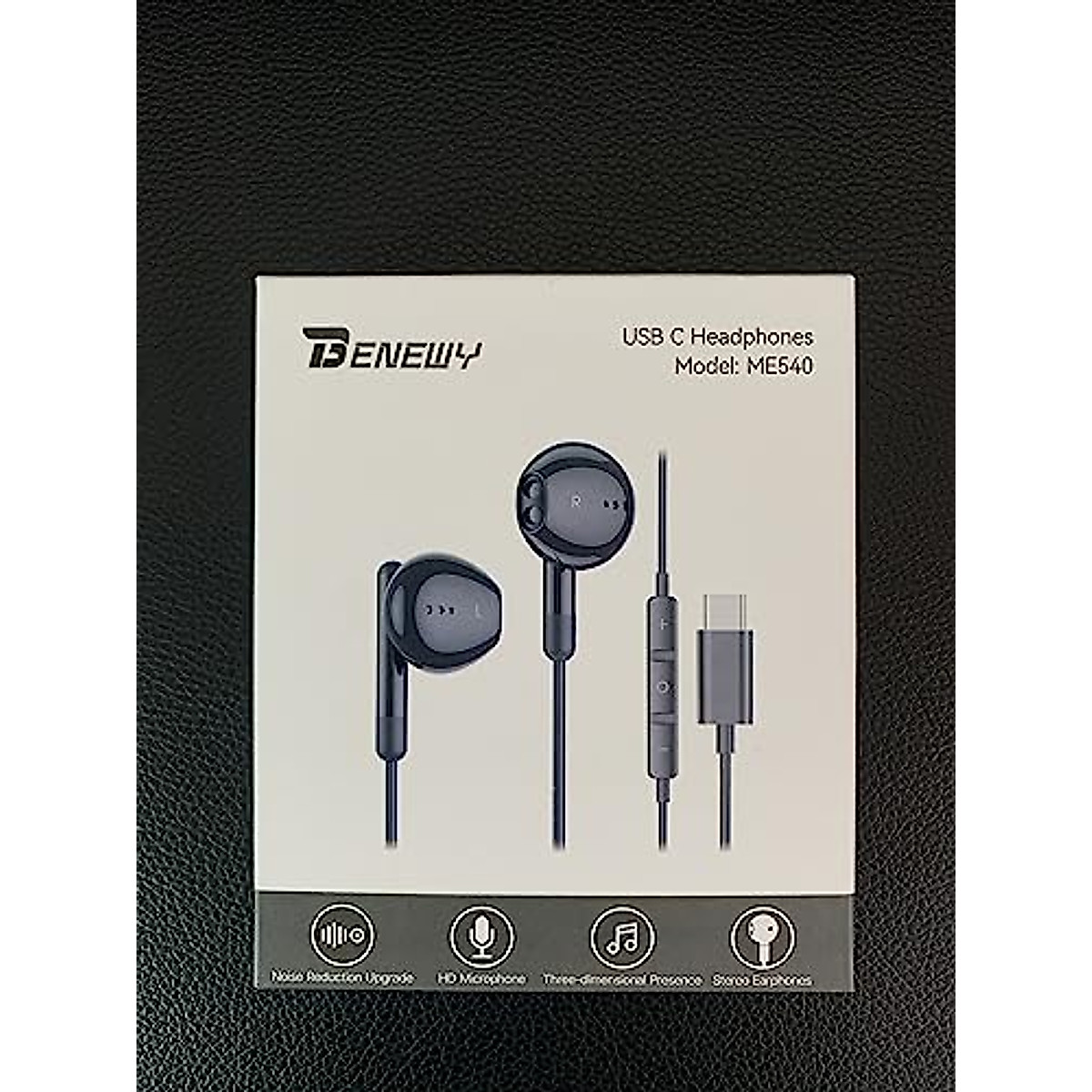USB C Headphones for iPhone 16 15 Pro Max Plus iPad Pro USB C Earphones with Microphone Volume Control USB C Wired Earbuds USB Type C Earphone for Google Pixel 8 7 6A 5 Samsung S24 S23 S22 S21 S20 A55