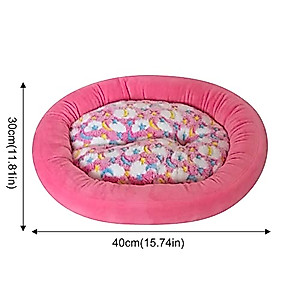 Calming Dog Bed Small Cat Bed Friday Black Deals Today Dog Bed Round with Anti-Slip Bottom Anti-Anxiety Luxury Cozy Dog Bed Dog Bed for Crate(16 in)