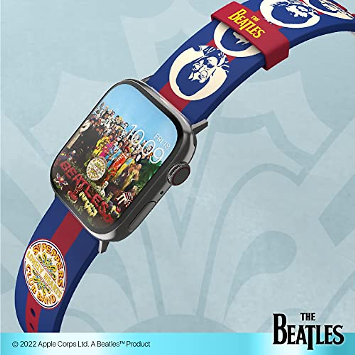 The Beatles - Sgt. Pepper's Lonely Hearts Club Band Smartwatch Band - Officially Licensed, Compatible with Every Size & Series of Apple Watch (watch not included)