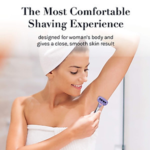 AOA Studio Women's Blade 8 Refills Smooth Shave For Sensitive Skin