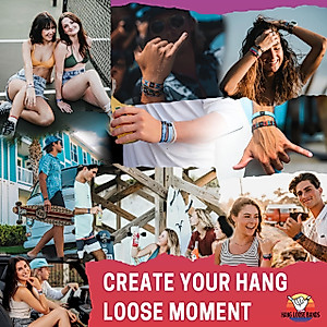 Hang Loose Bands - Southwestern Bracelet for Men, Women & Teens - Comfy Tribal Print and Boho - Western Style Reversible Wristband - Graphite Gear | Small: 6.5" (most common fitting size)