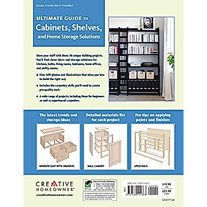 Ultimate Guide to Cabinets, Shelves & Home Storage Solutions (Creative Homeowner) (Home Improvement)