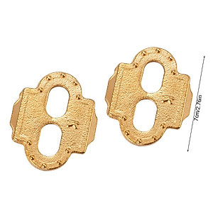 Bike Cleat Set, Bike Cleats, Metal Bicycle Cleats, Pedal Cleats, Cycling Clips for Shoes, MTB Pedal Cleats Designed for Indoor Cycling, Outdoor Road Cycling, Mountain Biking, Mallet Pedals