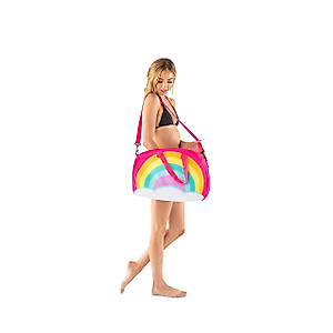 BigMouth Rainbow Cooler Bag, Multi, Large