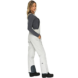 Arctix Women's Essential Insulated Bib Overalls, Quiet Grey, Small