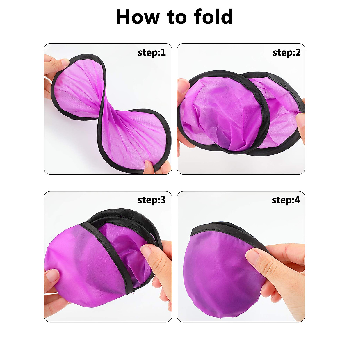 Gejoy 24 Pcs Foldable Flying Disc Fans Set Beach Flying Disc for Party Gift Halloween Christmas New Year (Mixed Color)