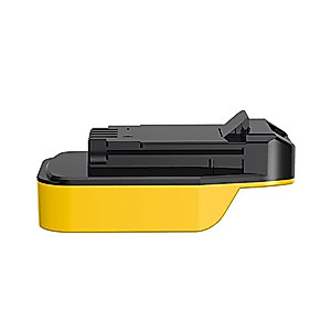 X-Adapter 1x Adapter Only for Porter-Cable 20V MAX (Not 18V) Tools Fit for DeWalt 20V MAX XR DCB203 Lithium Batteries (Adapter Only)-US Stock, Black, DW-BP20
