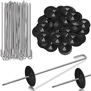 Solar Panel Guard Clips Animal Guard Fastener Clips Solar Panel Animal Guard Roll Kit Stainless Steel Fastener Clips for Solar Panel Bird Wire Pigeon Fence (50 Packs, 25 mm)