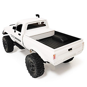 C24-1 RC Car Crawler 4WD Off-Road Truck with Bright Headlight, DIY Remote Control Children, Climbing Vehicle Speed Model Toys