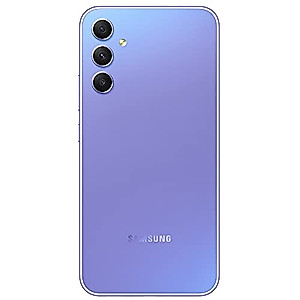 SAMSUNG Galaxy A34 5G + 4G LTE (128GB + 6GB) Unlocked Worldwide (Only T-Mobile/Mint/Metro USA Market) 6.6" 120Hz 48MP Triple Camera + (25W Wall Charger) (Awesome Violet (SM-A346M))