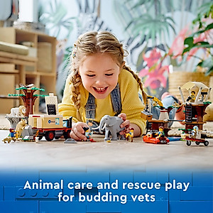 LEGO City Wildlife Rescue Camp 60307 Building Kit; Animal Playset; Top Toy for Kids Aged 6 and Up; New 2021 (503 Pieces)