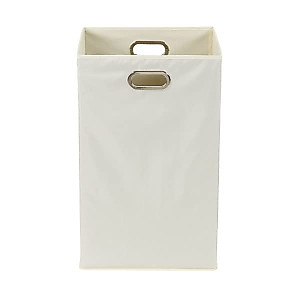 Household Essentials Folding Laundry Hamper, Natural